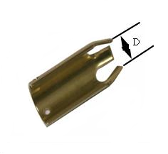 LONG SPLIT FERRULE GRIP (2" LONG) - Stud Welding Products, Inc.